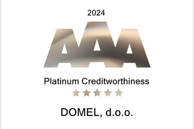 DOMEL achieves Platinum Credit Rating Excellence in 2024 | Domel
